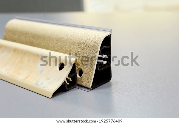 Plastic Plinth Kitchen Countertop Different Sizes Stock Photo ...