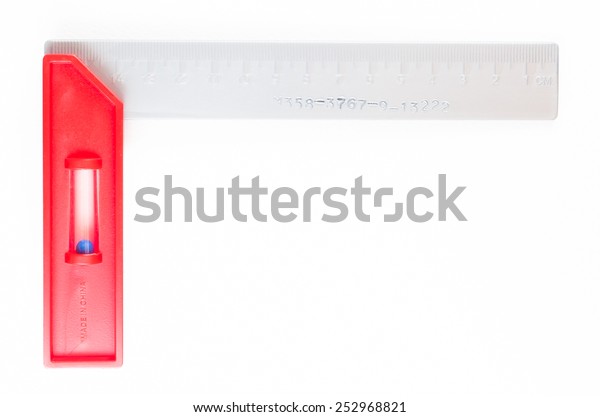 Plastic Right Angle Tool Isolated On Stock Photo 252968821 | Shutterstock