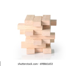 Playing Wood Blocks Stack Game Tower Stock Photo 698861653 | Shutterstock