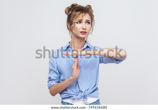 Please Break Time Out Stop Sign Stock Photo 749636680 | Shutterstock