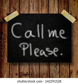 Please Call Me Noteon Message Note Stock Photo 142291528 | Shutterstock