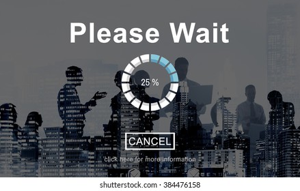 Please Wait Processing Loading Icon Concept Stock Photo 384476158 ...