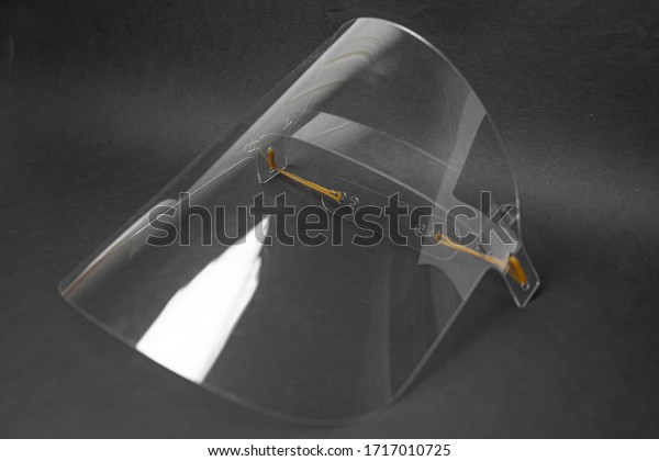 Plexiglass Face Shield Adjustable Mounts Protect Stock Photo (Edit Now ...