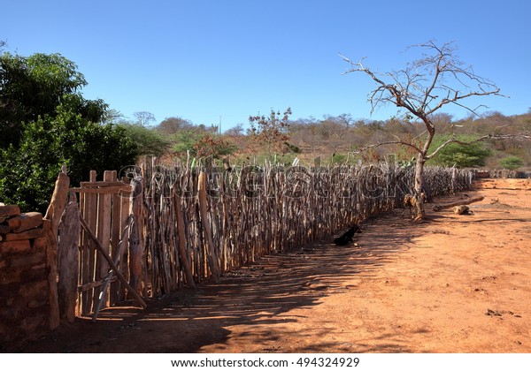 Plot Garden Fence Stock Photo 494324929 | Shutterstock