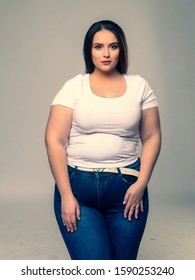 Plus Size Model Studio Stock Photo 1590253240 | Shutterstock
