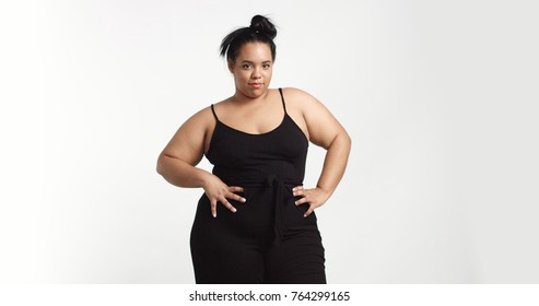 Plus Size Model Studio Shoot Happy Stock Photo 764299165 | Shutterstock