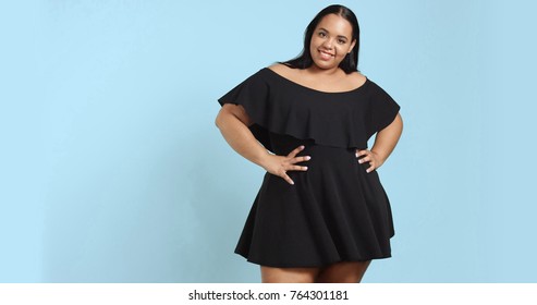 Plus Size Model Studio Shoot Happy Stock Photo 764301181 | Shutterstock