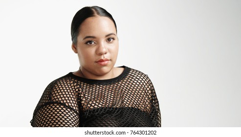 Plus Size Model Studio Shoot Happy Stock Photo 764301202 | Shutterstock