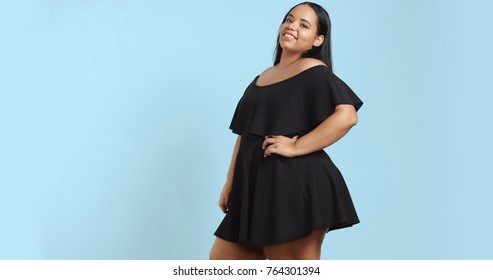 Plus Size Model Studio Shoot Happy Stock Photo 764301181 | Shutterstock