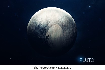 Pluto Planets Solar System High Quality Stock Photo 611111132 ...
