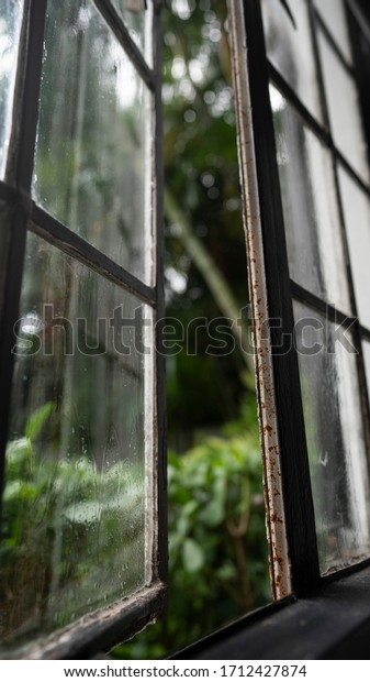 Point View Inside Looking Outside Window Stock Photo 1712427874 ...