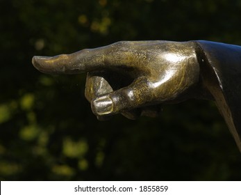 769 Statue pointing finger Stock Photos, Images & Photography ...