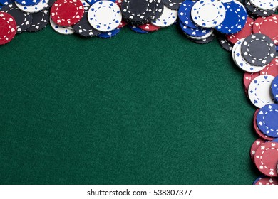 906 Poker chips border Images, Stock Photos & Vectors | Shutterstock