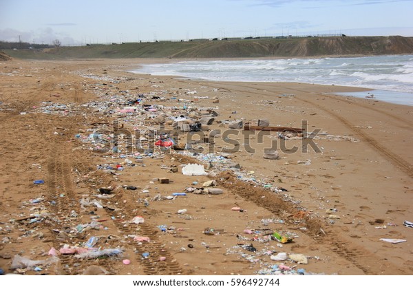 Polluted Beach Texture Stock Photo 596492744 | Shutterstock