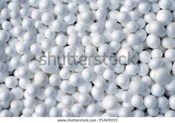 Polystyrene Foam Beads Polystyrene Foam Texture Foto stock 95469010 ...