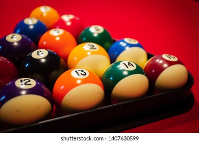 Pool Balls Setup Position Triangle On Stock Photo 1407630599 | Shutterstock