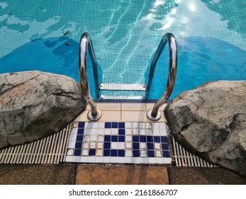 Pool Side Depth Indicator 12 Meter Stock Photo 2161866707 | Shutterstock