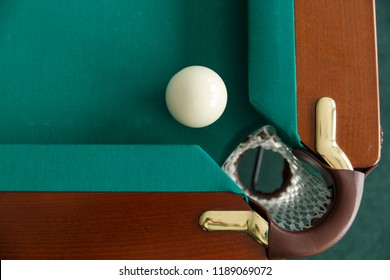 Pool Table Top View Ball Rolls Stock Photo 1189069087 | Shutterstock