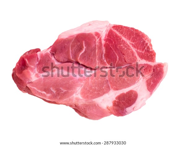 Pork Neck Collar Butt Without Bones Stock Photo (Edit Now) 287933030