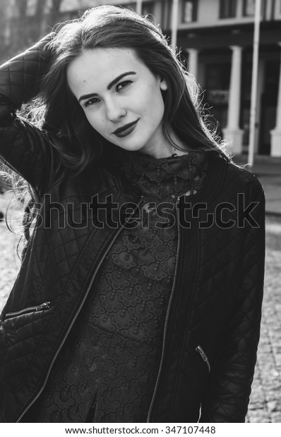 Portrait Beautiful Sexy Model Girl Long库存照片347107448 Shutterstock