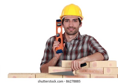 Portrait Bricklayer Stock Photo 86278885 | Shutterstock
