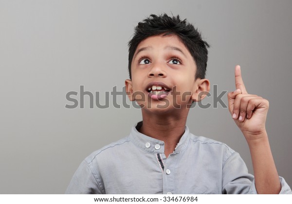 Portrait Indian Boy Expression When He Stock Photo 334676984 | Shutterstock