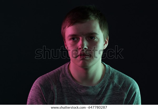 Portrait Looking Side Guy Stock Photo 647780287 | Shutterstock