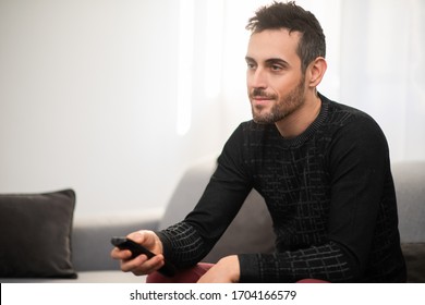 Portrait Of A Smiling Man PPT template 79 | CrystalGraphics