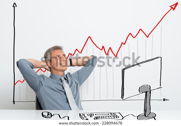 Portrait Smiling Successful Businessman Successful Investment Stock ... Portrait Smiling Successful Businessman Successful Investment Stock ...