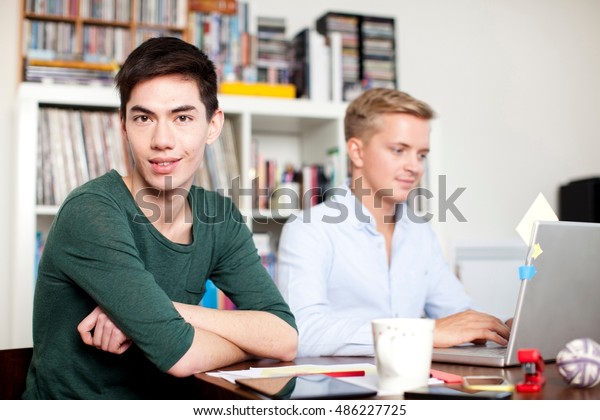 Portrait Students Studying Stock Photo 486227725 | Shutterstock