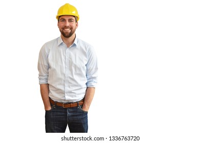 Portrait Successful Engineer Mechanical Engineering Industry Stock ...