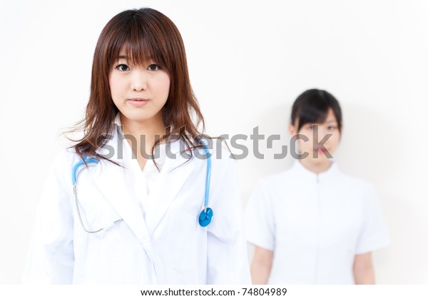 Portrait Two Doctors White Background Stock Photo 74804989 | Shutterstock