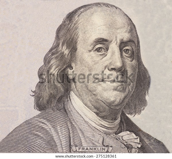 Portrait Us President Benjamin Franklin Stock Photo (Edit Now) 275128361 Portrait Us President Benjamin Franklin Stock Photo (Edit Now) 275128361