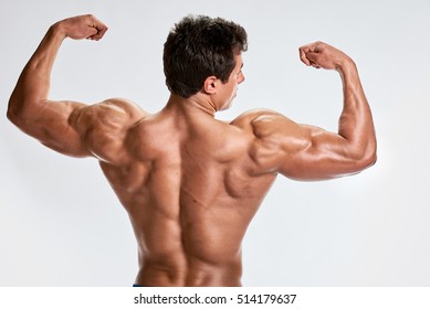 Athlete Muscular Bodybuilder Back Stock Photo 342856910 | Shutterstock