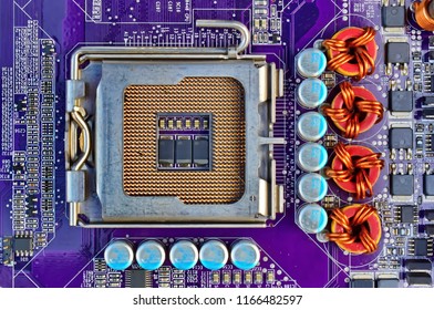 Position Processor On Main Board Computer Stock Photo (Edit Now) 1166482597