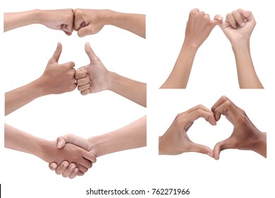 Position Two Hands Touching Stock Photo (Edit Now) 762271966