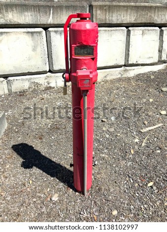 Post Indicator Valve Stock Photo (Edit Now) 1138102997 - Shutterstock