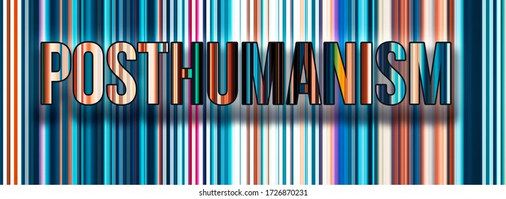 Posthumanism Theme Abstract Network Lines Patterns Stock Photo ...