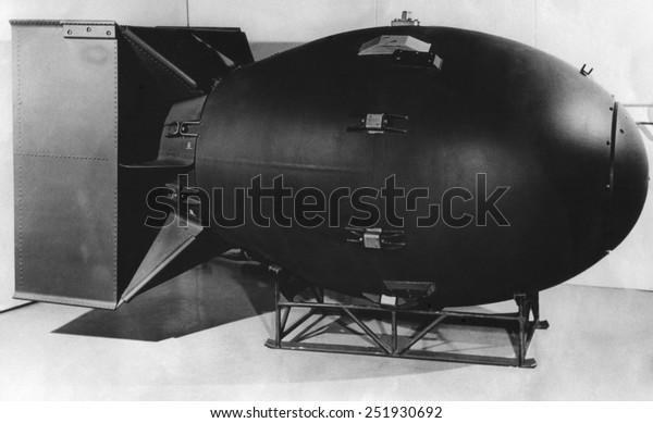 Postwar Model Fat Boy Atomic Bomb Stock Photo (Edit Now) 251930692