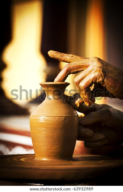 Pot Making Stock Photo (Edit Now) 63932989