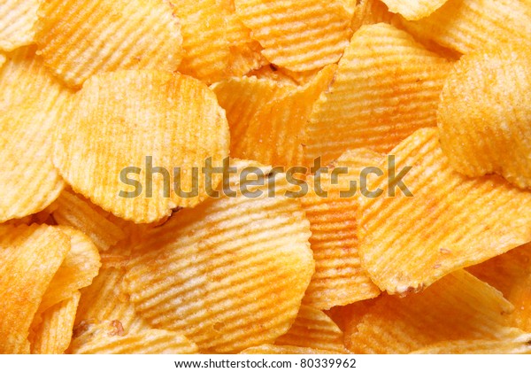 Potato Chips Background Stock Photo 80339962 | Shutterstock