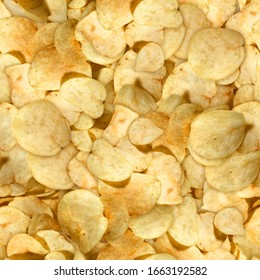 Potato Chips Seamless Pattern Wallpaper Stock Photo 1663192582 ...