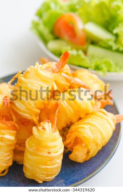 Potato String Prawns Asian Style King Stock Photo 344319620 | Shutterstock