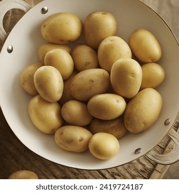 Beautiful Potatoes Hyper Real Sunlight AI 생성 이미지 2474887117 | Shutterstock