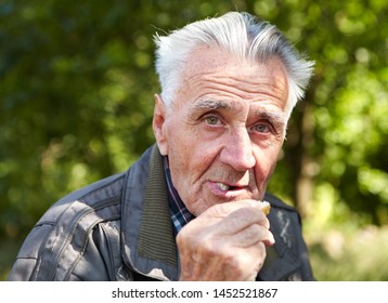 Poverty Bread Elderly Poor Man Eating Stock Photo 1452521867 | Shutterstock