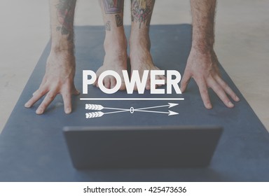 Power Ability Capability Development Energy Concept Stock Photo ...