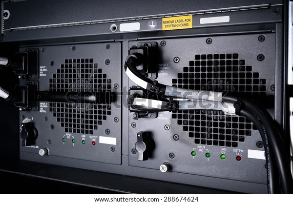Power Supply Network Core Switch Stockfoto (redigera nu) 288674624