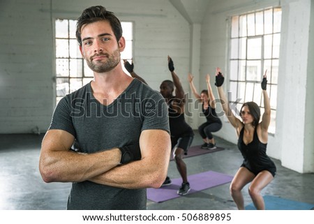 Powerful Pose By Professional Personal Trainer Stock Photo (Edit Now ...