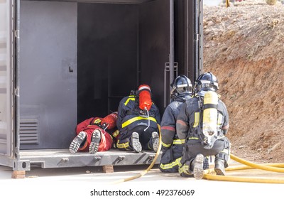 Practices Flashover Container Stock Photo 492376069 | Shutterstock