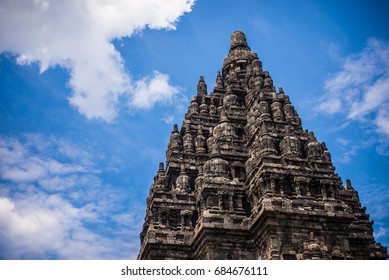 Prambanan Temple Java Indonesia Closeup Stock Photo 684676111 ...